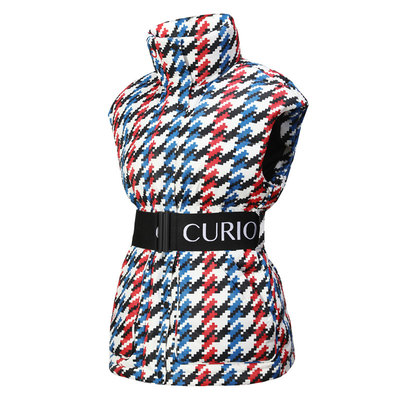 时尚羽绒服撞色女士百搭滑雪服