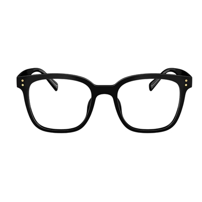 气质镜近视可配度数陌森黑框眼镜