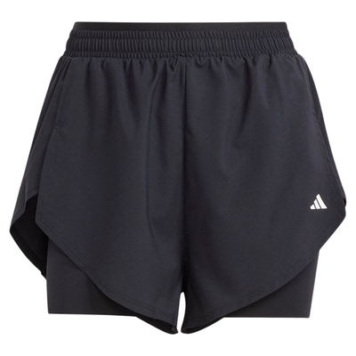 adidas二合一瑜伽健身短裤