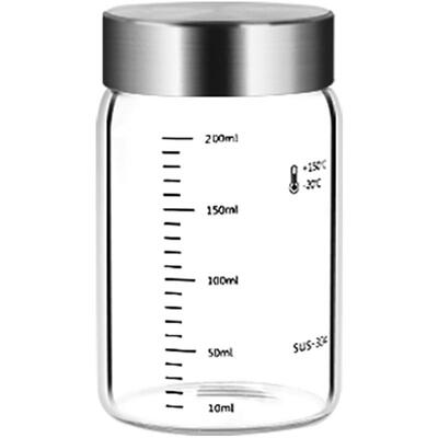 surkr带刻度玻璃杯水杯