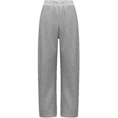 美特斯邦威卫裤女2025冬季新款潮流休闲口袋细节针织加绒香蕉裤