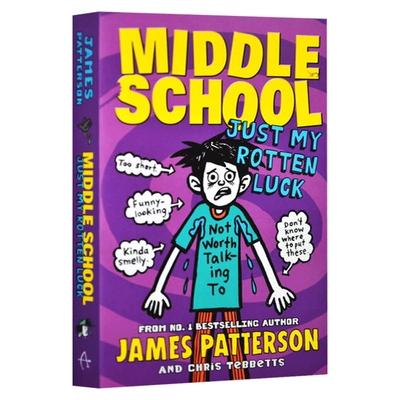 上学不容易系列7 英文原版小说 Middle School Just My Rotten Luck 地狱高中生活 电影原著 英文版校园成长小说 英语课外阅读书籍