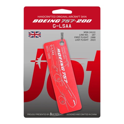 Airlinertags英国捷特Jet2B757