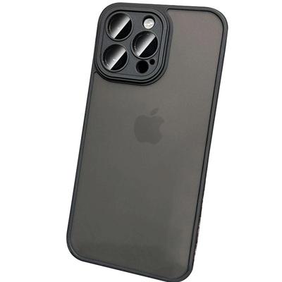 【防指纹】磨砂自带镜头膜手机壳