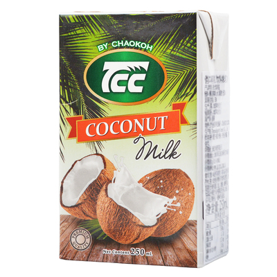 俏果TCC椰浆250ml泰国进口CHAOKOH椰子汁甜品奶茶原料烹饪用椰浆