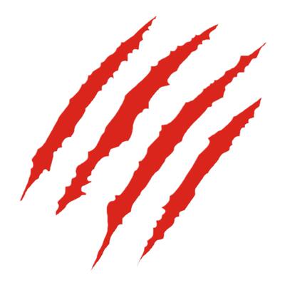 摩托电动车汽车魔爪鬼爪装饰车贴