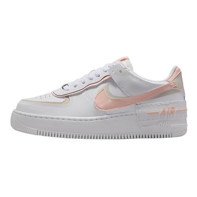 Nike耐克女鞋Air Force 1空军一号AF1粉白厚底休闲板鞋CI0919-121