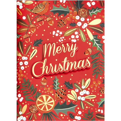 3D立体圣诞卡圣诞节音乐贺卡英文