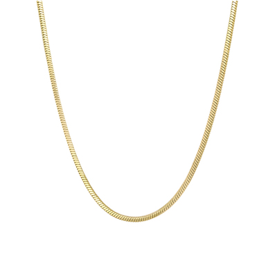 RAWNESS方蛇骨链情侣搭配