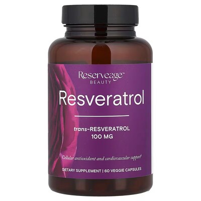 美国Reserveage Beauty反式白藜芦醇槲皮素resveratrol 素食胶囊