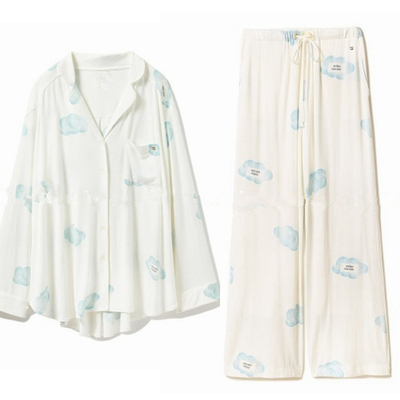 gp正品樱桃纯棉磨毛ins家居服