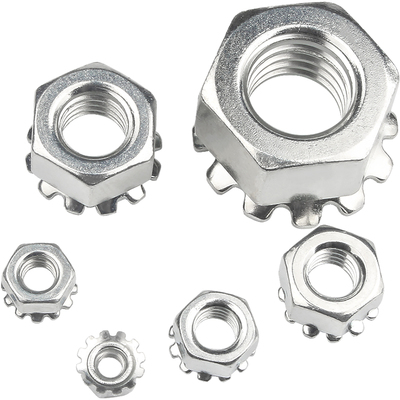 【可开专票】K型多齿锁紧螺母帽