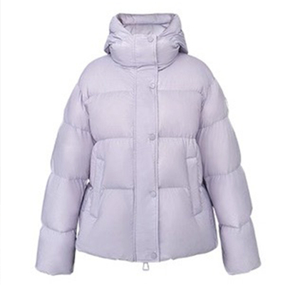 雅鹿冬季短款女白鸭绒超厚羽绒服