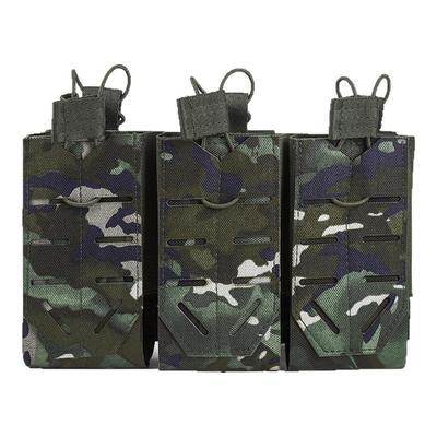 1000D战术三联弹匣包弹夹套马甲背心附件包molle挂包5.56收纳袋