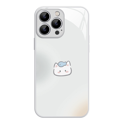 渐变小猫iPhone18promax苹果17pro小米17华为mate80新款pura90可爱vivos60适用opporeno13情侣一加15手机壳14