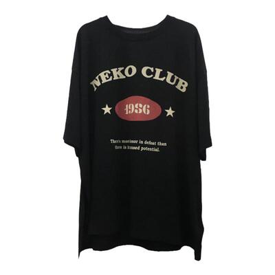 TY1980韩版宽松字母短袖T恤女夏