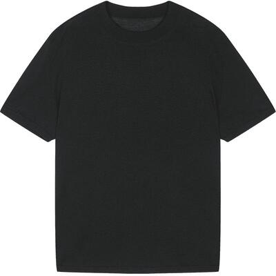 速写男装2025秋羊毛短袖针织衫