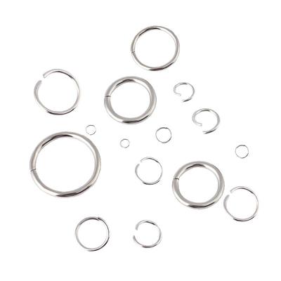 不锈钢开口圈铁环扣手工挂件保色