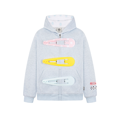 DARKAGE原创大发夹拉链连帽卫衣