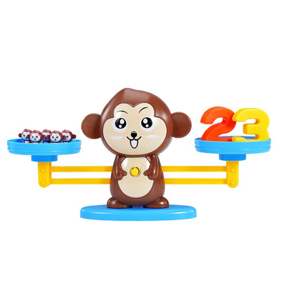 数与量数学科学区益智天平小猴子