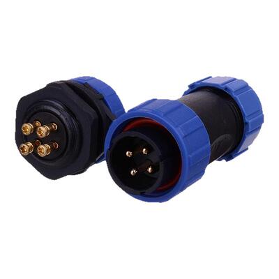 防水航空插头座HTSP21-2芯