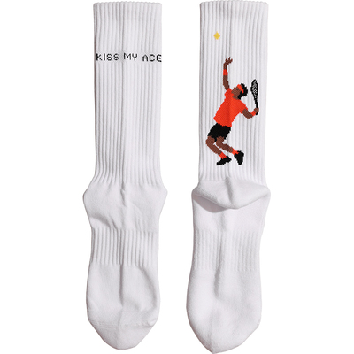 SOX&CO.男2022中筒图案运动袜