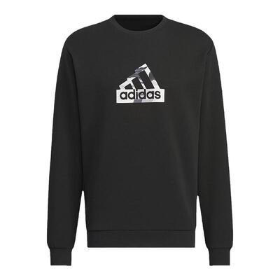 阿迪达斯男装2024春新款套头衫宽松休闲运动圆领卫衣 IT3962 3961