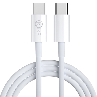 iKF ctoc音频数据线type-c双头接口充电线转接线king2.0/solo适用华为荣耀小米手机电脑平板高清音质听歌游戏