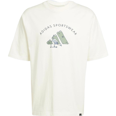 adidas阿迪达斯男子M C DOODLE SCT运动休闲短袖T恤JJ3968