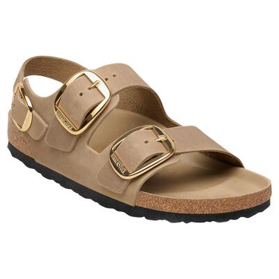 BIRKENSTOCK勃肯涂油皮系踝凉鞋