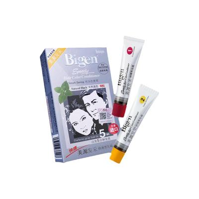 hoyu/美源植物染发剂遮白发