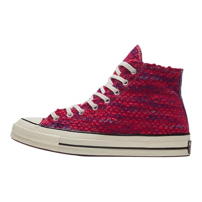 Converse匡威 All Star 1970s红蓝针织高帮帆布鞋男女同款169245C