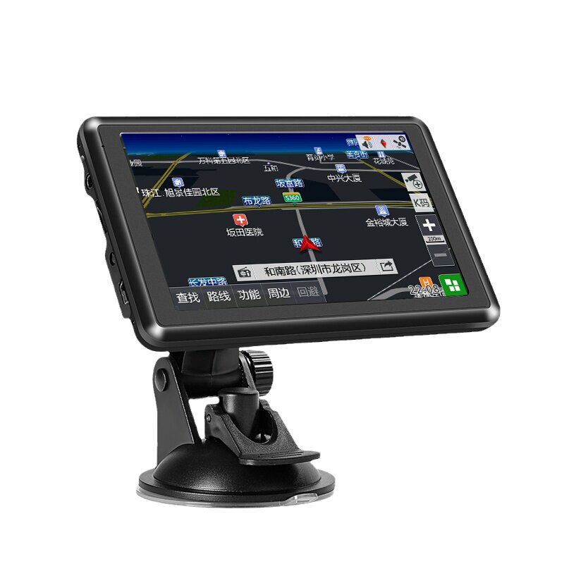 5寸车载GPS导航仪汽车货车导航免安装免流量高清_虎窝淘