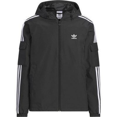 Adidas/阿迪达斯正品三叶草男女拉链经典运动连帽夹克外套KB1945