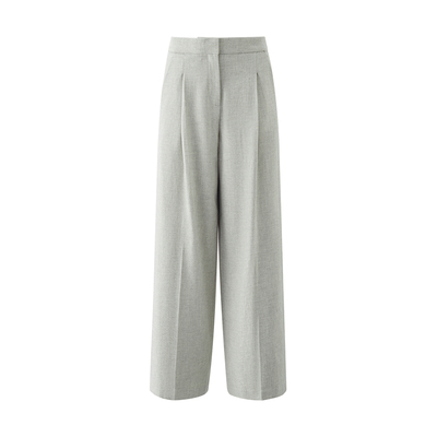 GL女装长裤暗门筒压褶休闲裤