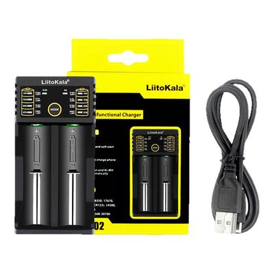 liitokala  lii-202 18650 26650 16340 14500 充电器 5V2A输入