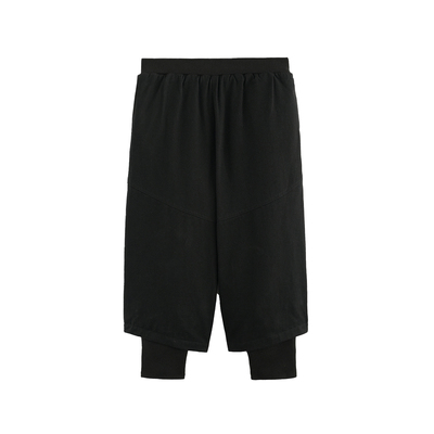 男童纯棉黑色休闲裤防风保暖