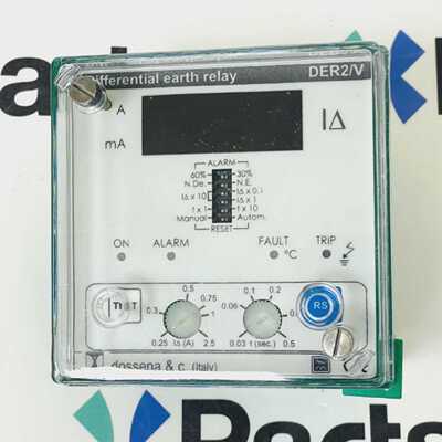 DOSSENA DER2/V Differential Earth Relay 9DR100N