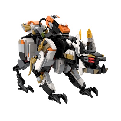 SETbricks积木灼热者地平线怪兽组装拼装模型儿童男女孩玩具摆件