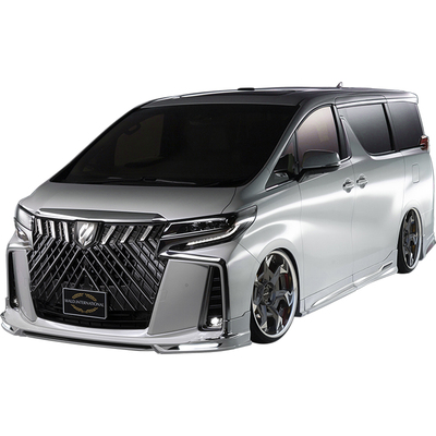 WALD埃尔法ALPHARD改装前唇LED灯