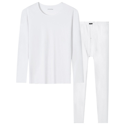 长袖男士简约140S长绒棉保暖套装