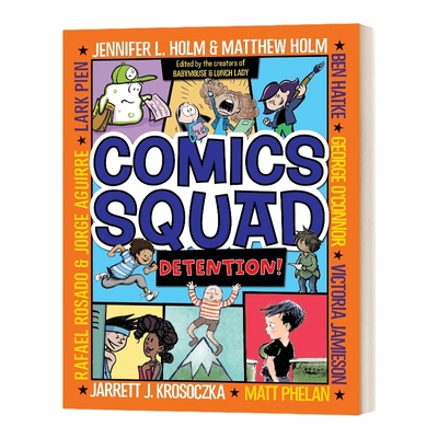 英文原版 Comics Squad3 Detention 漫画班3 拘留 全彩幽默爆笑漫画小说 纽伯瑞奖作家Jen 英文版 进口英语原版书籍儿童全英语书