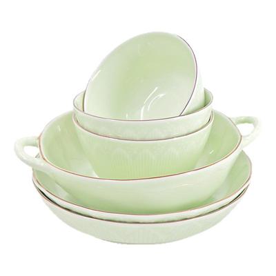 雅诚德简约风家用陶瓷碗盘子餐具