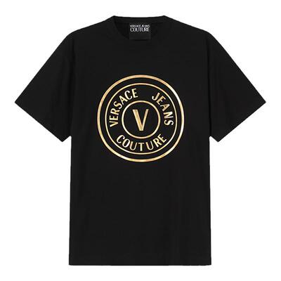VJC范思哲V字徽章胶印T恤