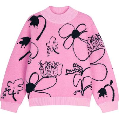 江南布衣童装秋冬绵羊毛套头毛衣半高领保暖男女童儿童jnbybyjnby