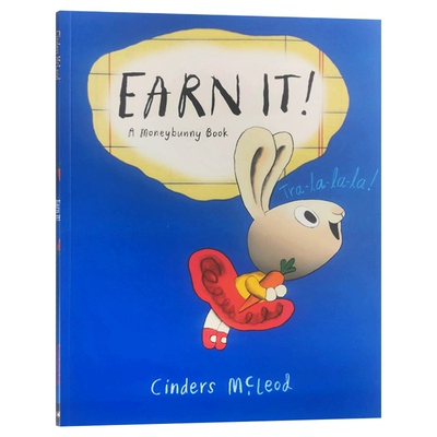 小兔子理财书1 小兔子学赚钱 英文原版 A Moneybunny Book Earn It 小兔子学花钱系列 亲子理财意识启蒙绘本 平装英文版进口英语书