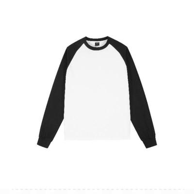 HELIPORT停机坪黑白拼色长袖