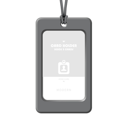 德国modern创意简约两面工作证