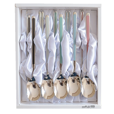 韩国进口汤勺smf高档简约礼盒