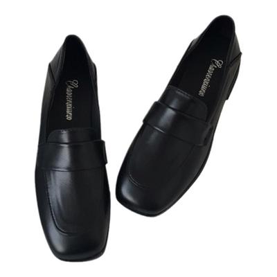 小皮鞋简约学生百搭平底潮